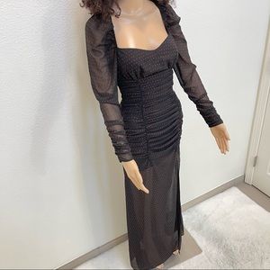 REVOLVE | Dresses | Dundas X Revolve Stardust Maxi Dress In Black And ...